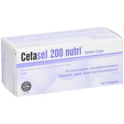 Cefasel 200® Nutri Selen-Caps 60 St - Shop Apotheke