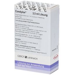 Condylox 5 mg/1 ml 3,5 ml mit dem E-Rezept kaufen - Shop Apotheke