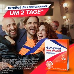 MUCOSOLVAN 1x täglich Retardkapseln Schleimlöser bei Husten 50 St ...