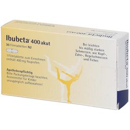 Ibubeta® 400 akut 30 St - Shop Apotheke
