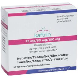 Kaftrio 75 mg/50 mg/100 mg 56 St mit dem E-Rezept kaufen - Shop Apotheke