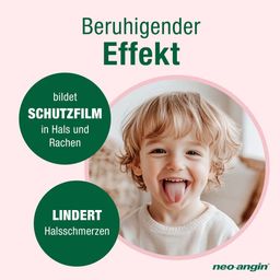 neo-angin junior Halstabletten mit leckerem Erdbeergeschmack für Kinder ...
