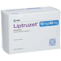 Liptruzet 10 mg/40 mg 100 St mit dem E-Rezept kaufen - Shop Apotheke
