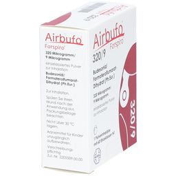 Airbufo® Forspiro® 320 µg/9 µg/Dosis 60 ED 1 St mit dem E-Rezept kaufen ...