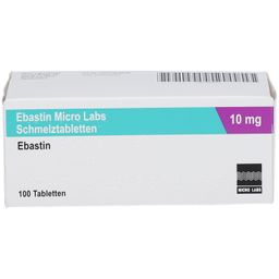 EBASTIN Micro Labs 10 mg Schmelztabletten 100 St mit dem E-Rezept ...