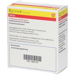Relvar Ellipta 184 µg/22 µg 1x30 St mit dem E-Rezept kaufen - Shop Apotheke
