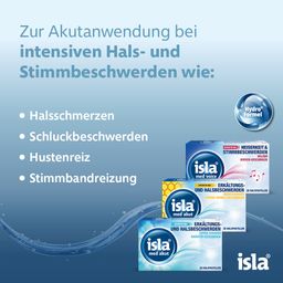 isla med voice Halspastillen bei Heiserkeit und Stimmbeschwerden 80 St ...