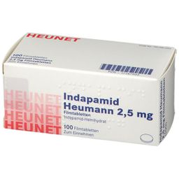 INDAPAMID Heumann 2,5 mg Filmtabletten Heunet 100 St mit dem E-Rezept ...