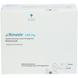 BIMZELX 160 mg Injektionslösung in Fertigspritze 2x2 St mit dem E ...