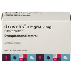 drovelis® 3 mg/14,2 mg 3x28 St mit dem E-Rezept kaufen - Shop Apotheke