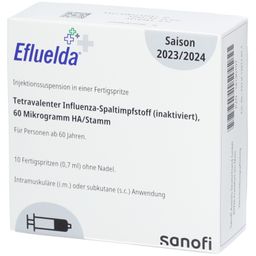 EFLUELDA 2023/2024 Inj.-Susp.i.e.Fertigspr.o.Kan 10 St mit dem E-Rezept ...