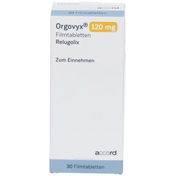 ORGOVYX 120 mg Filmtabletten 30 St mit dem E-Rezept kaufen - Shop Apotheke
