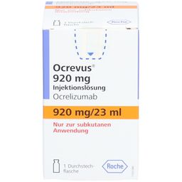 OCREVUS 920 mg Injektionslösung 23ml Dsfl. 1 St mit dem E-Rezept kaufen ...