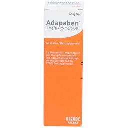 ADAPABEN 1 mg/g + 25 mg/g Gel 60 g mit dem E-Rezept kaufen - Shop Apotheke