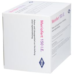 MERIOFERT 150 I.E. Plv.u.Lsm.z.H.e.Injektionslsg. 10 St mit dem E ...