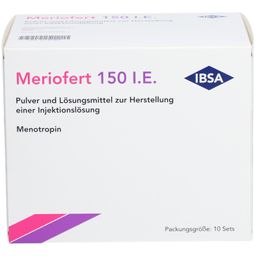 MERIOFERT 150 I.E. Plv.u.Lsm.z.H.e.Injektionslsg. 10 St mit dem E ...