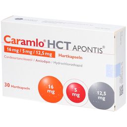 CARAMLO HCT APONTIS 16 mg/5 mg/12,5 mg Hartkaps. 30 St mit dem E-Rezept ...