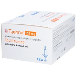 TYENNE 162 mg/0,9 ml Inj.-Lösung i.e.Fertigspr. 12 St mit dem E-Rezept ...