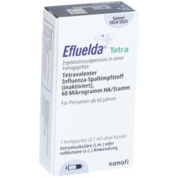 EFLUELDA Tetra 2024/2025 Inj.-Susp.i.e.F.-Sp.o.Kan 1 St mit dem E ...