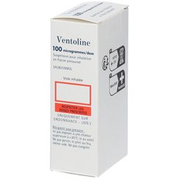 VENTOLINE 100 µg/Dos.Dosier-Aeros.200 Hub Frankre. 1 St mit dem E ...