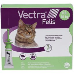 Vectra Felis 423mg/42,3mg für Katzen 3 St - Shop Apotheke