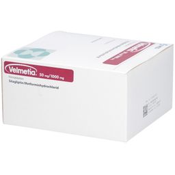 VELMETIA 50 mg/1000 mg Filmtabletten 196 St mit dem E-Rezept kaufen ...