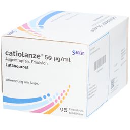 CATIOLANZE 50 Mikrogramm/ml Augentropfen Emulsion 90x0,3 ml mit dem E ...