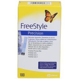 Abbott FreeStyle Precision Blutzucker-Teststreifen 100 St - Shop Apotheke