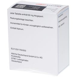 AQUIPTA 60 mg Tabletten 28 St mit dem E-Rezept kaufen - Shop Apotheke