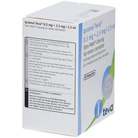 Ipramol Teva® 0,5 mg + 2,5 mg/2,5 ml 20 St - shop-apotheke.com