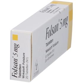 Folsan® 5 mg 20 St - shop-apotheke.com