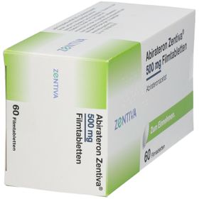 Abirateron Zentiva 500 mg Filmtabletten 60 St - shop-apotheke.com