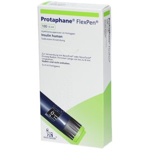 Protaphane® FlexPen® 100 I.E./ml 5x3 ml - shop-apotheke.com
