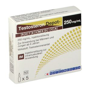 Testosteron Depot-Rotexmedica 250 mg/ml 5x1 ml - shop-apotheke.com
