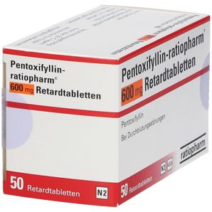 Pentoxifyllin-ratiopharm® 600 mg 50 St - shop-apotheke.com