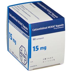 Calciumfolinat HEXAL® Kapseln 15 mg 90 St - shop-apotheke.com