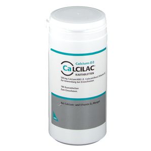 Calcilac® Kautabletten 500 mg/400 I.E. 180 St - shop-apotheke.com