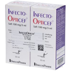 InfectoOpticef® Saft 100 mg/5 ml 2x50 ml - shop-apotheke.com