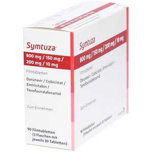 Symtuza® 800 mg/150 mg/200 mg/10 mg 90 St - shop-apotheke.com
