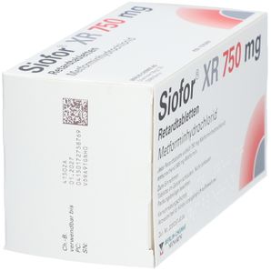 SIOFOR XR 750 mg Retardtabletten 120 St - shop-apotheke.com