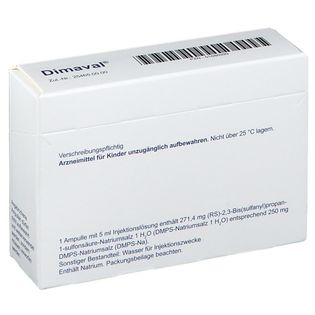 Dimaval® 250 mg DMPS-Na/5 ml 5x5 ml - shop-apotheke.com