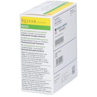 RELVAR® ELLIPTA® 92 Mikrogramm/22 Mikrogramm 1x30 St - shop-apotheke.com