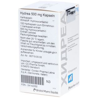 Hydrea® 500 mg 100 St - shop-apotheke.com
