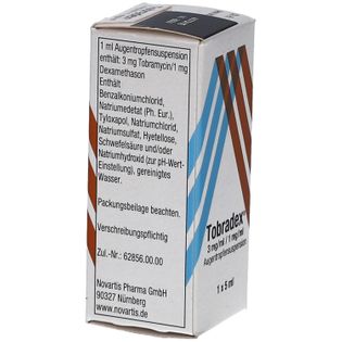 TOBRADEX® 3 mg/ml / 1 mg/ml 5 ml - shop-apotheke.com