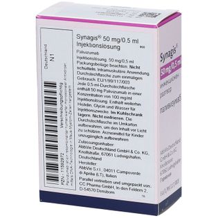 Synagis 50 mg 1x0,5 ml - shop-apotheke.com