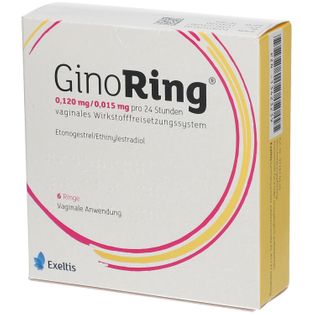 GinoRing® 0,120 mg/0,015 mg pro 24 Stunden 6 St - shop-apotheke.com