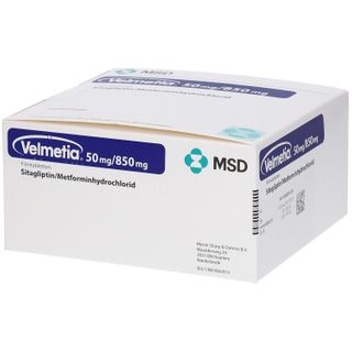 Velmetia® 50 mg/850 mg 196 St mit dem E-Rezept kaufen - Shop Apotheke