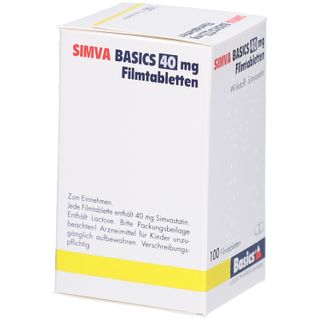 SIMVA BASICS 40 mg 100 St mit dem E-Rezept kaufen - Shop Apotheke