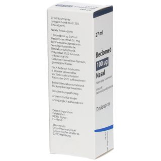 Beclomet 100 ug Nasal 27 ml mit dem E-Rezept kaufen - Shop Apotheke