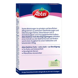 Abtei Baldrian Forte Beruhigungsdragees 30 St - Shop Apotheke